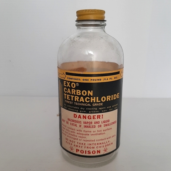 EXO | Other | Vintage Exo Carbon Tetrachloride Dry Cleaning Agent ...